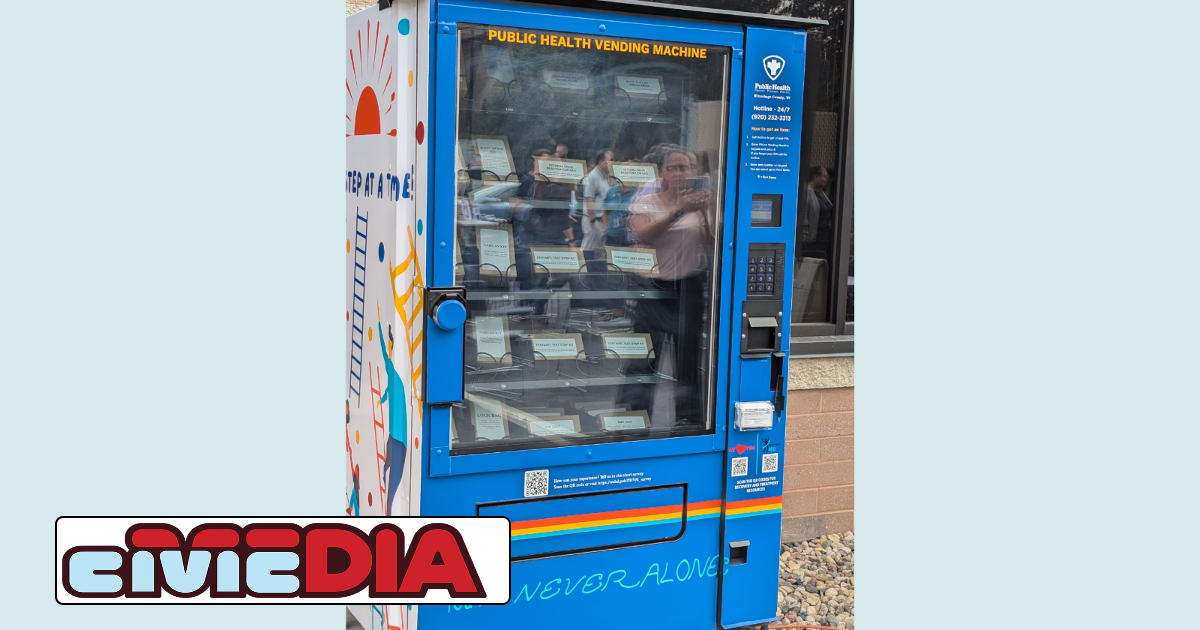 Public Health Vending Machines unveiled in Winnebago County