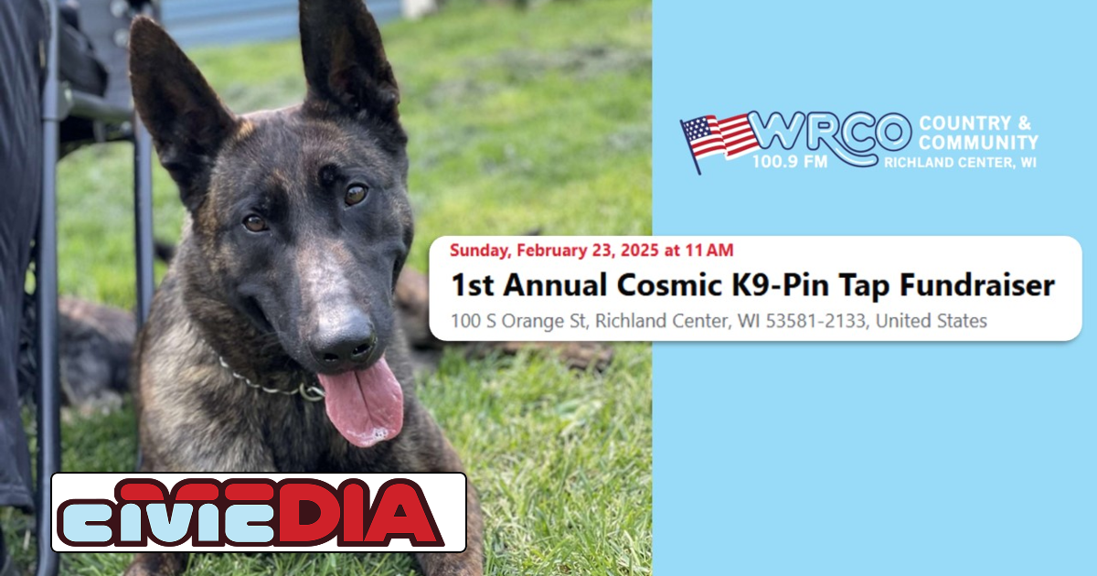 Cosmic K9-Pin Tap Fundraiser - Civic Media