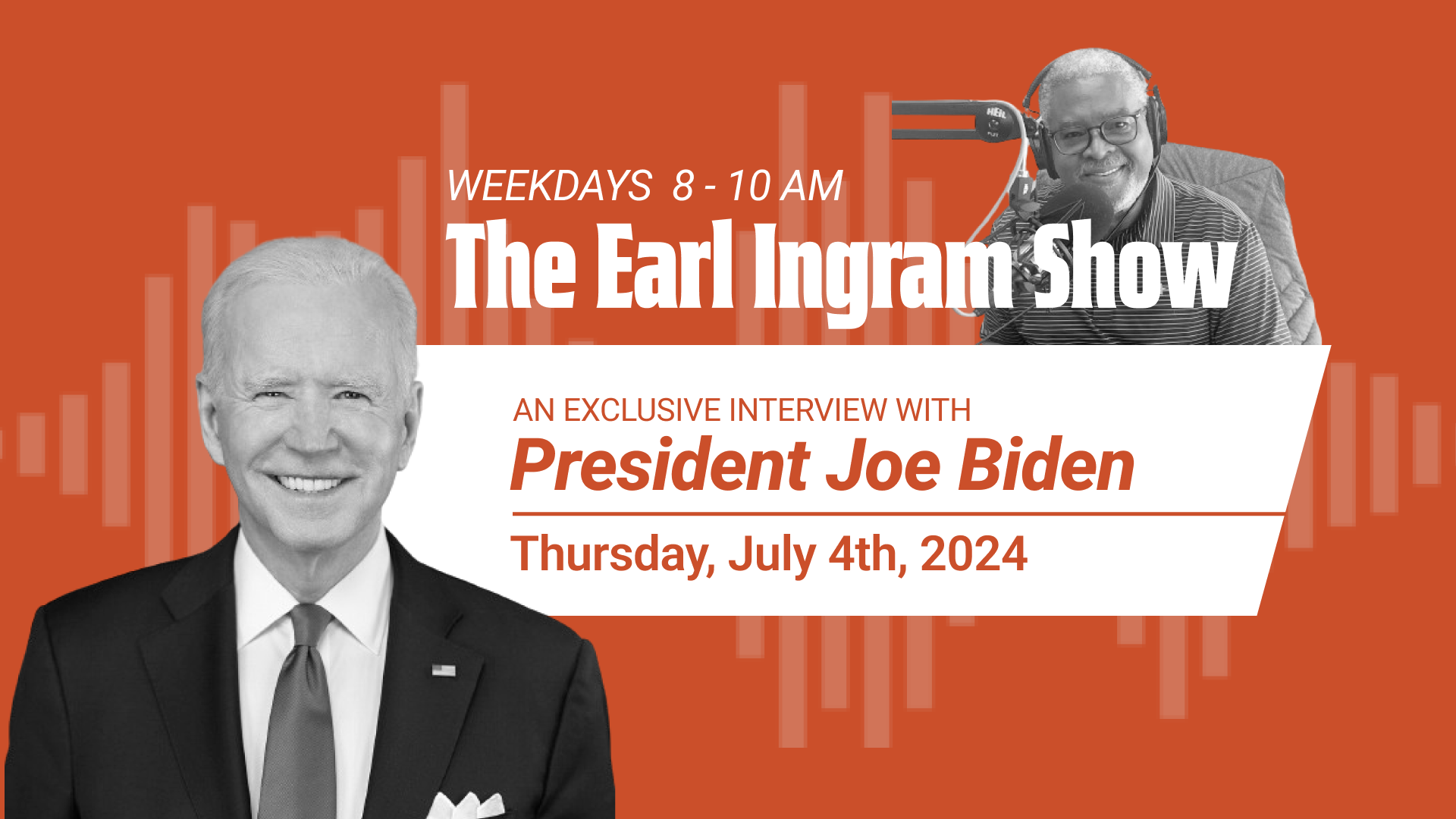 Earl Ingram Interview with President Joe Biden on July 4th, 2024 - Civic Media
