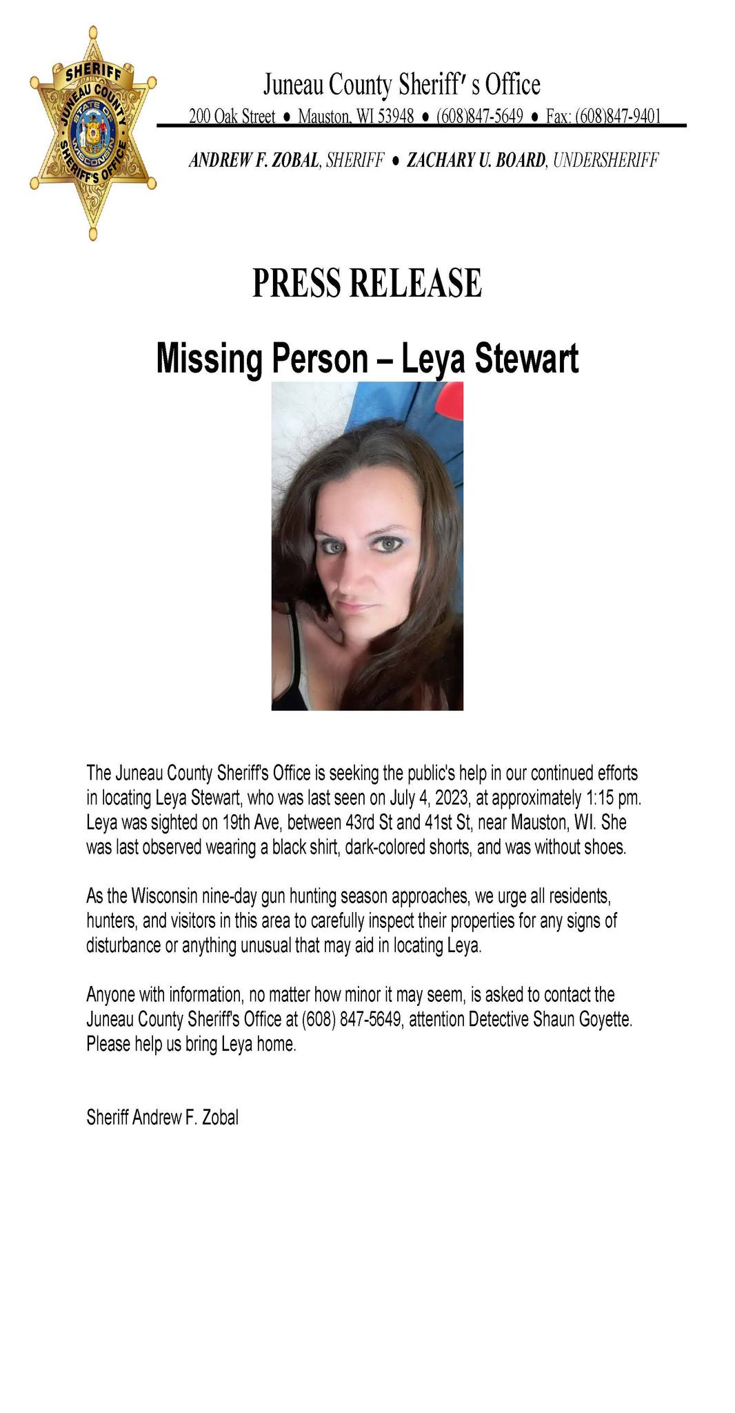 Missing Persons While Deer Hunting