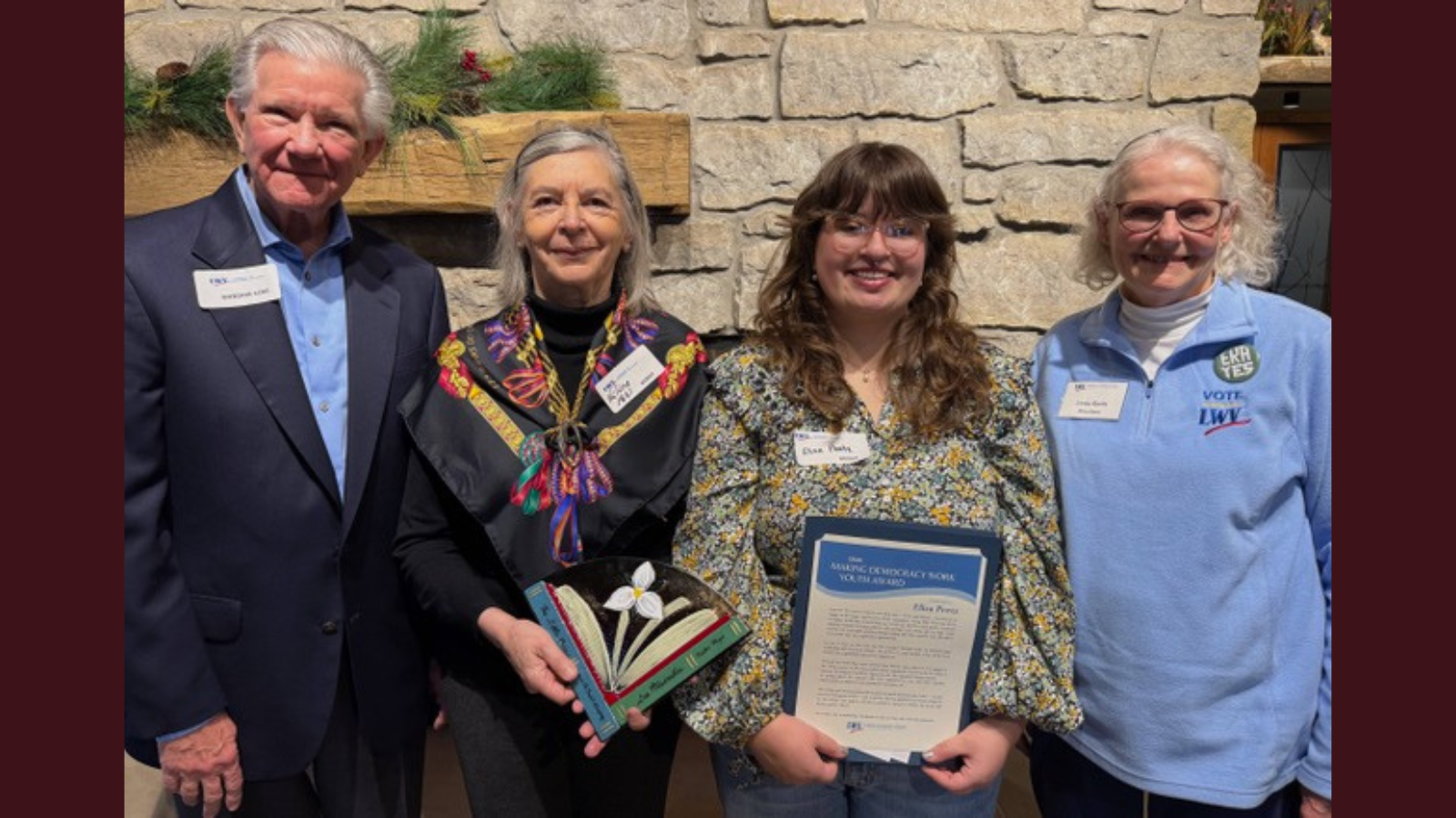 League of Women Voters honors two area women - WGBW - Green Bay