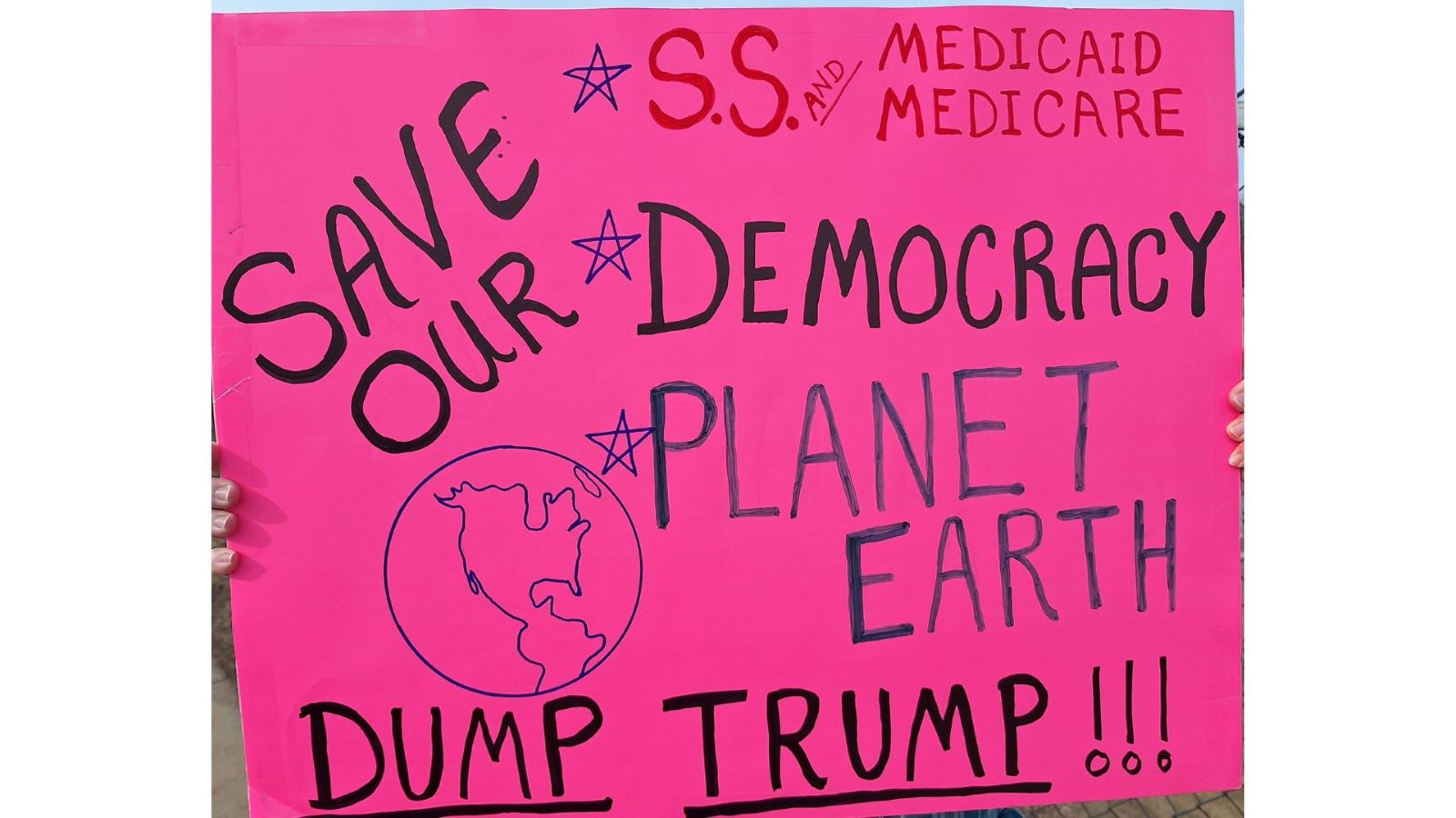 Protest in Wisconsin Rapids