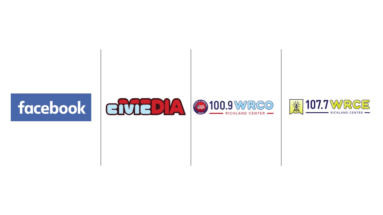 Many shows, 2 Facebook sites from WRCO and WRCE - Civic Media