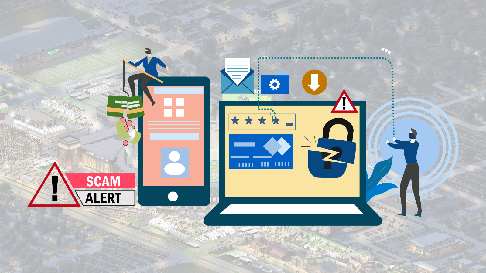 Avoid Scams during NFL Draft in Green Bay - Civic Media