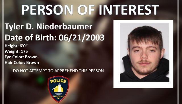 Fond du Lac Shooting Suspect Sought - WRCO - Richland Center