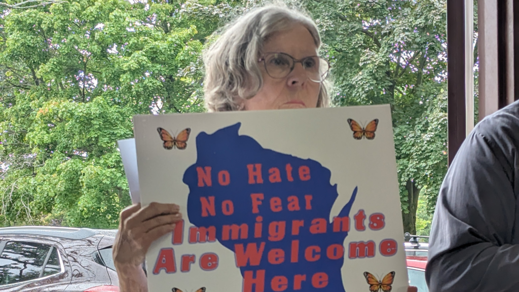 Rally to support immigrants held in Oshkosh on Saturday - Civic Media