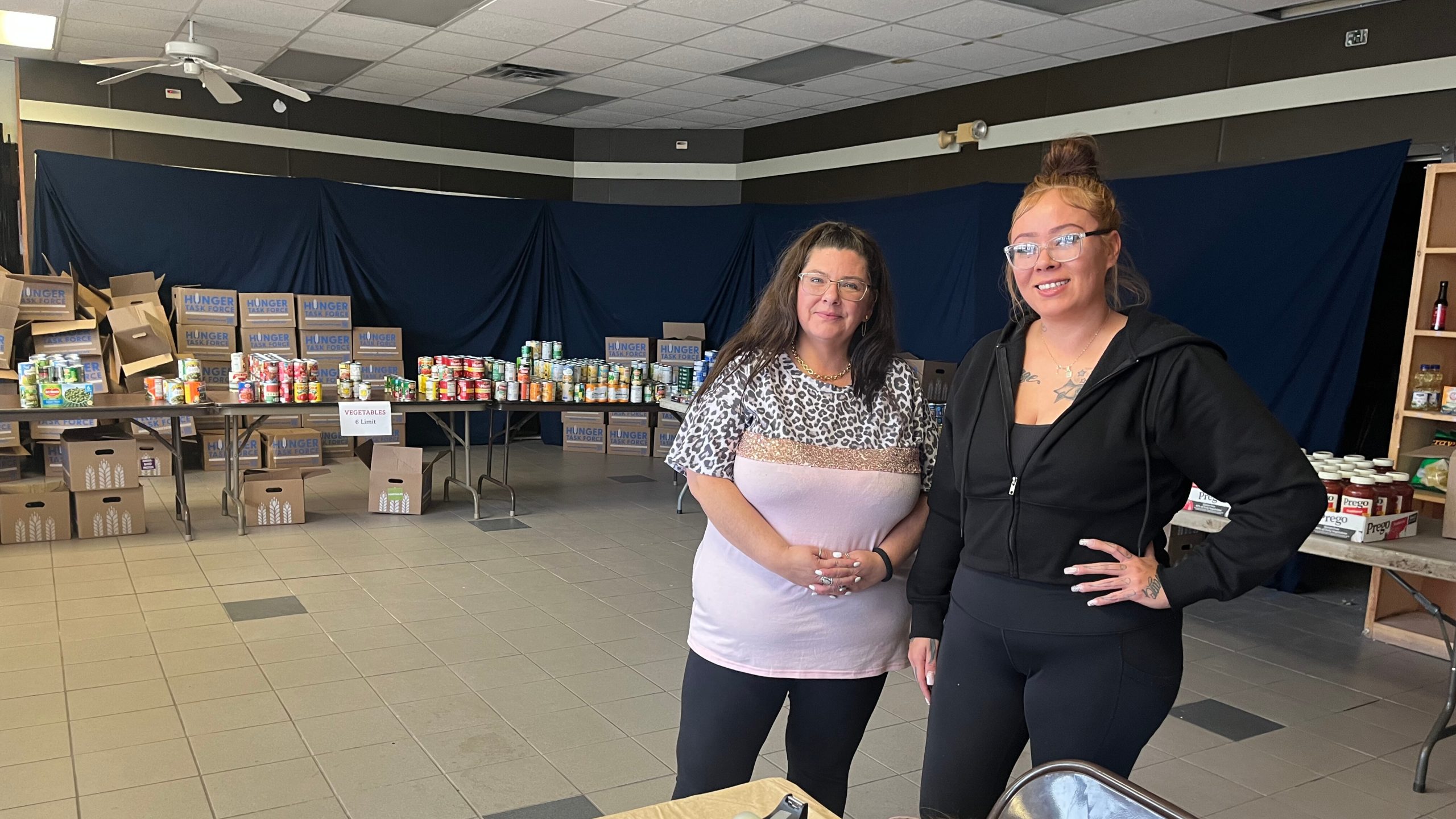 LCO opens temporary Food Shelf - WBZH - Hayward